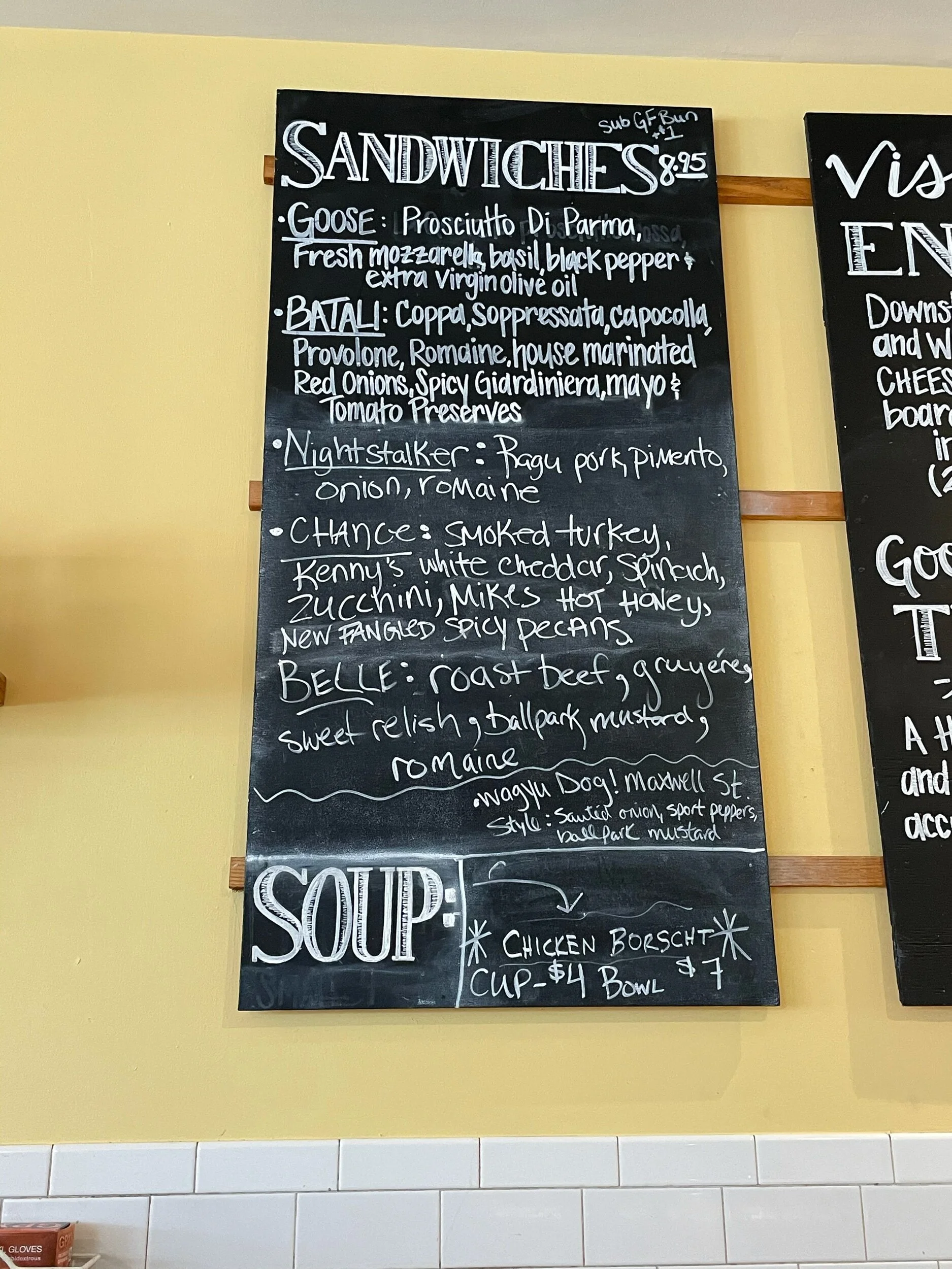 Today's Menu — Goose the Market