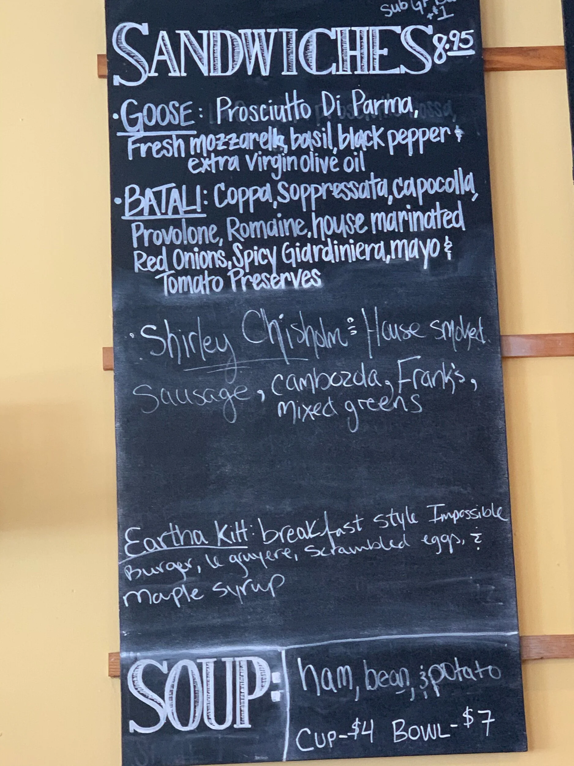 Today's Menu — Goose the Market