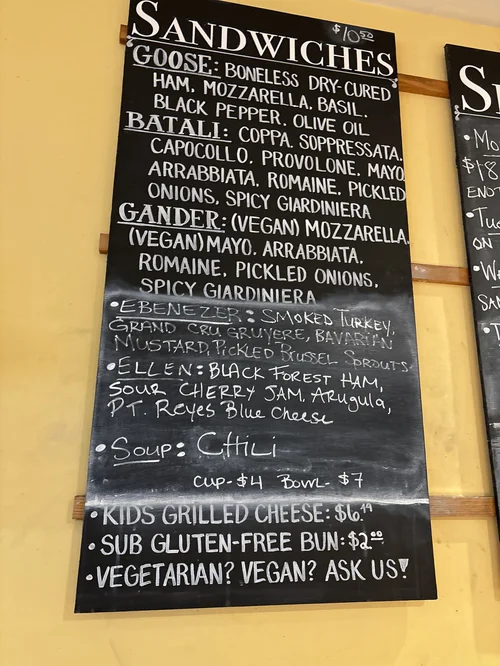 Today's Menu — Goose the Market