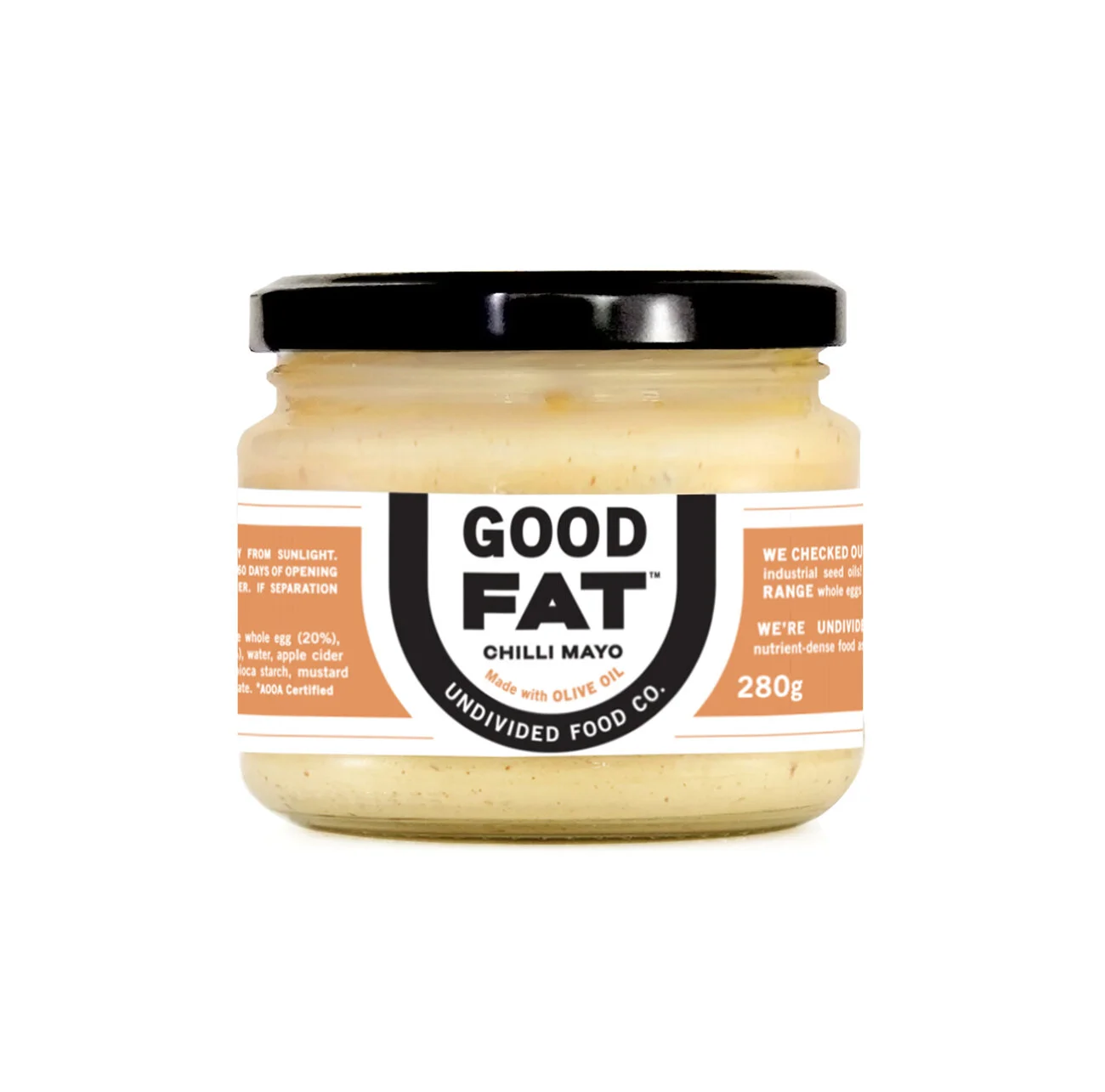GOOD FAT™ Chilli Mayo Made with Olive Oil, Free Range Whole Eggs ...