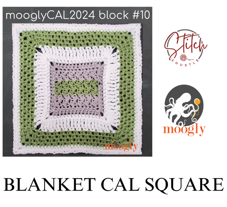 In A Dash Blanket Square Free Crochet Pattern for 2024 Moogly CAL ...