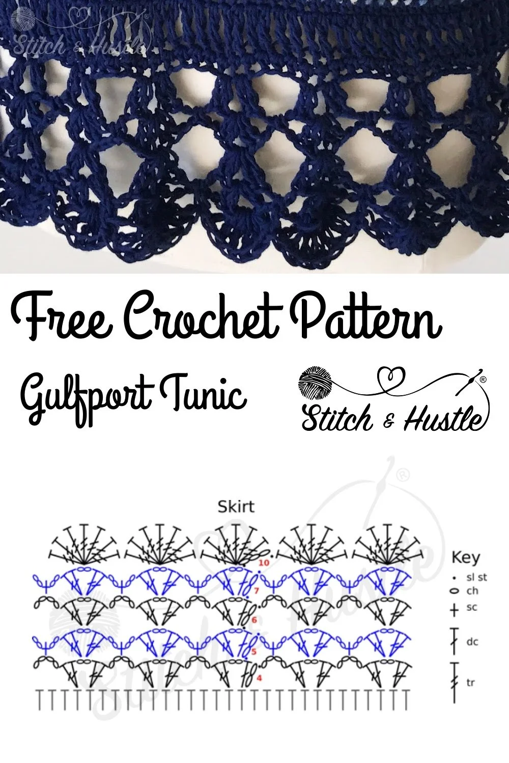 Gulfport Tunic Free Crochet Pattern — Stitch & Hustle