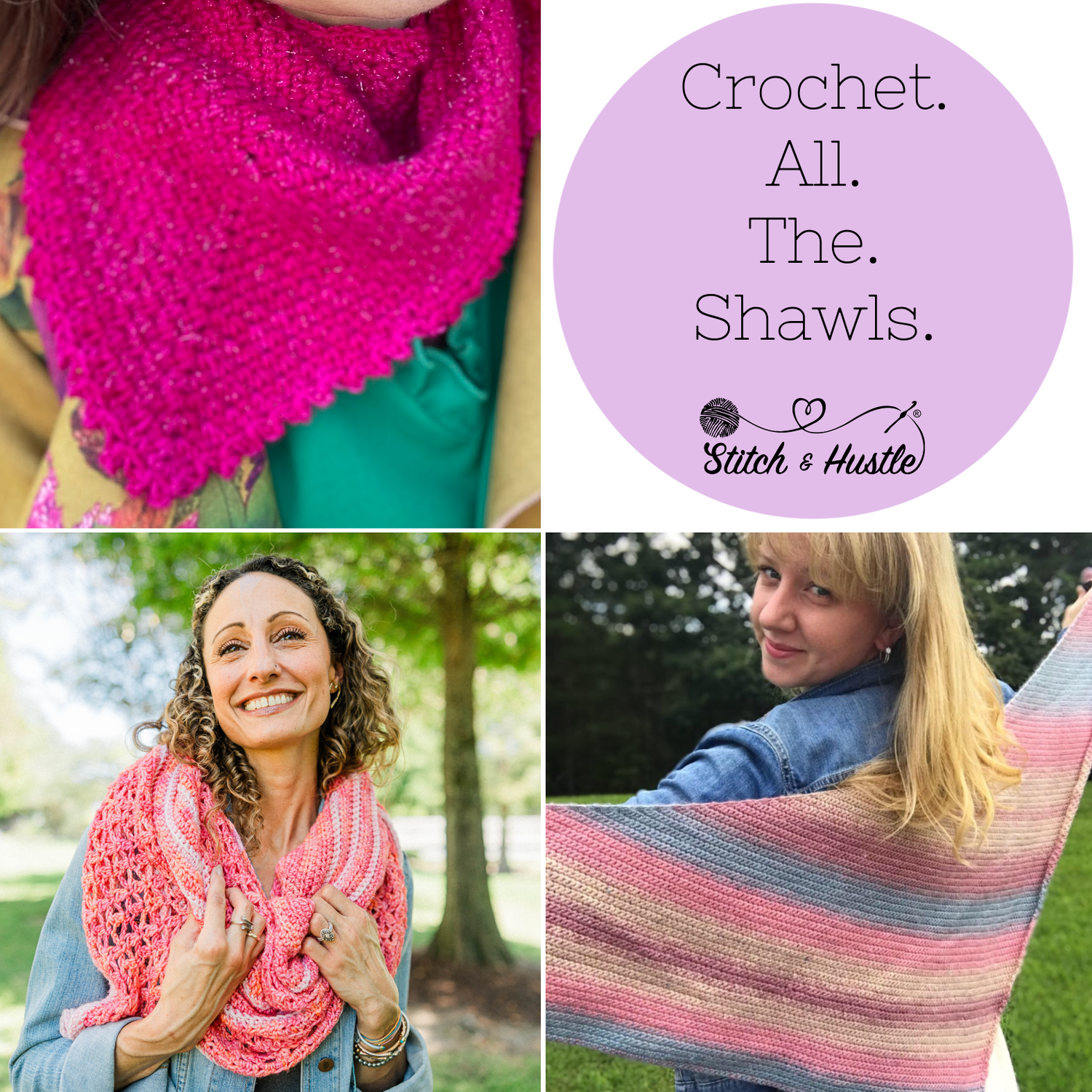 CROCHET. ALL. THE. SHAWLS: The Ultimate Guide to Crochet Shawl Shapes ...