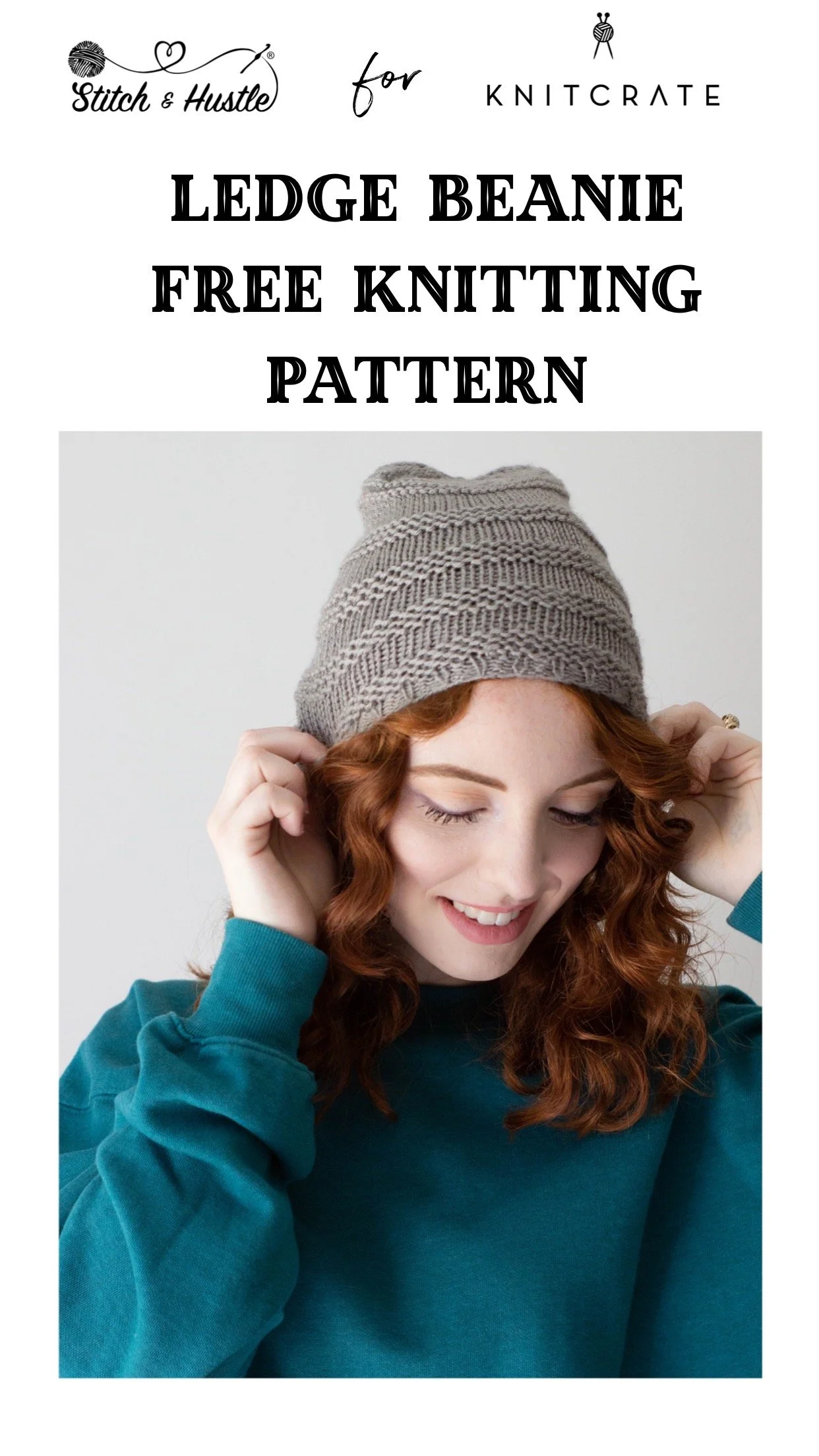 The Ledge Beanie Quick Knit Free Pattern — Stitch & Hustle