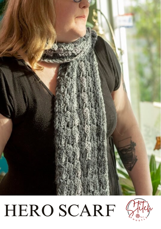Hero Scarf Free Crochet Pattern — Stitch & Hustle