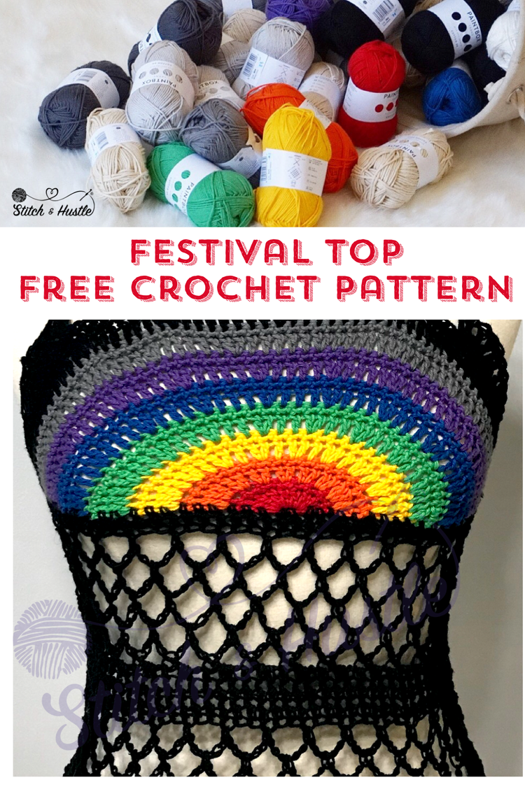 A Cotton Rainbow & Three Summer Festival Crochet Top Patterns — Stitch ...