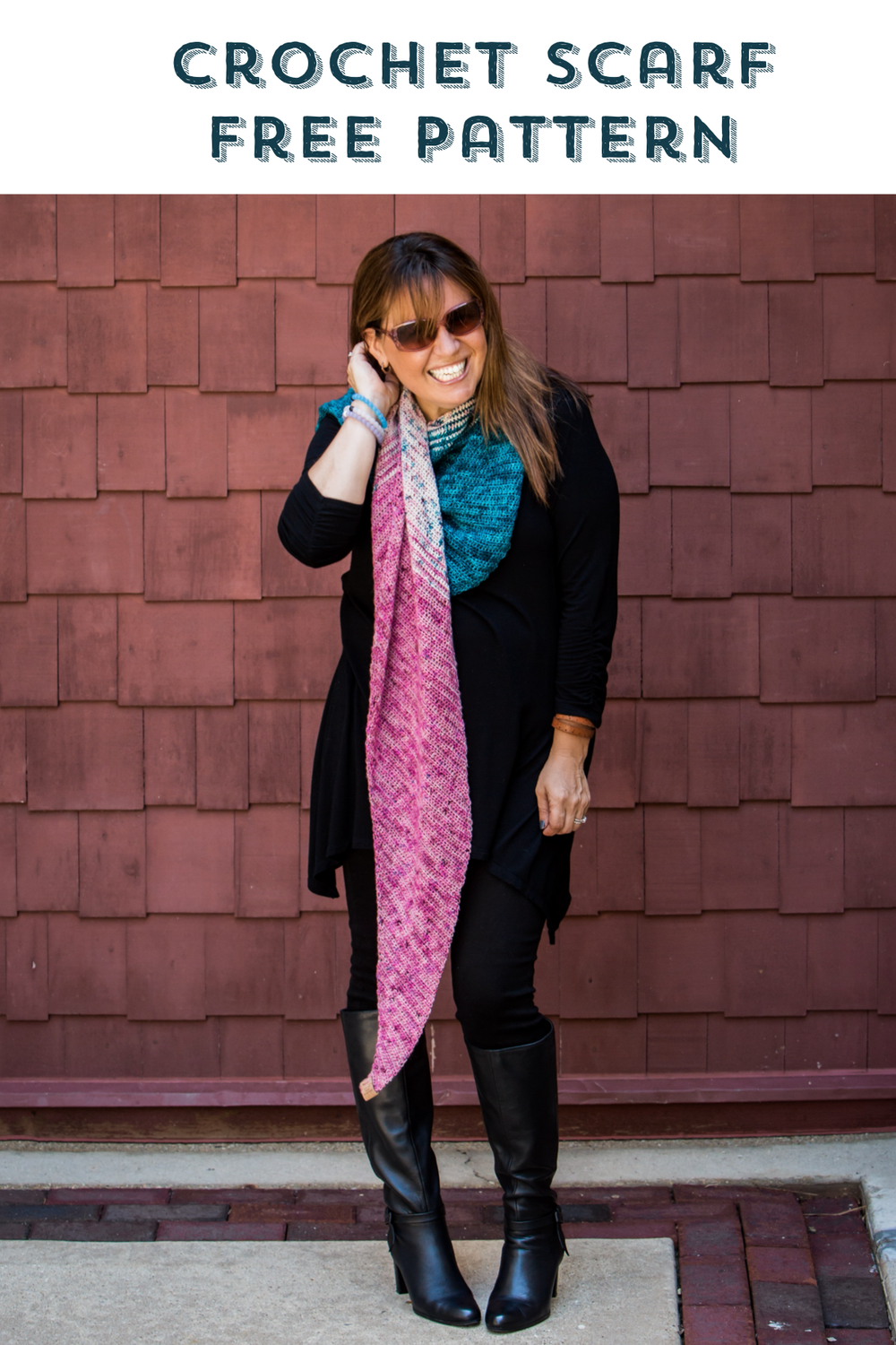 Amsterdam Crochet Your Fade Shawl Free Pattern — Stitch & Hustle