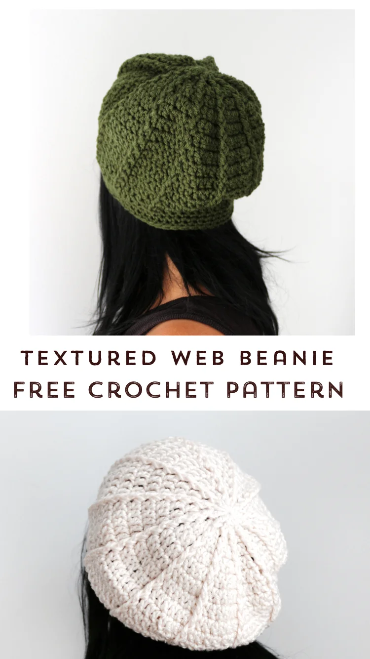 Spider Web Beanie Free Crochet Pattern — Stitch & Hustle