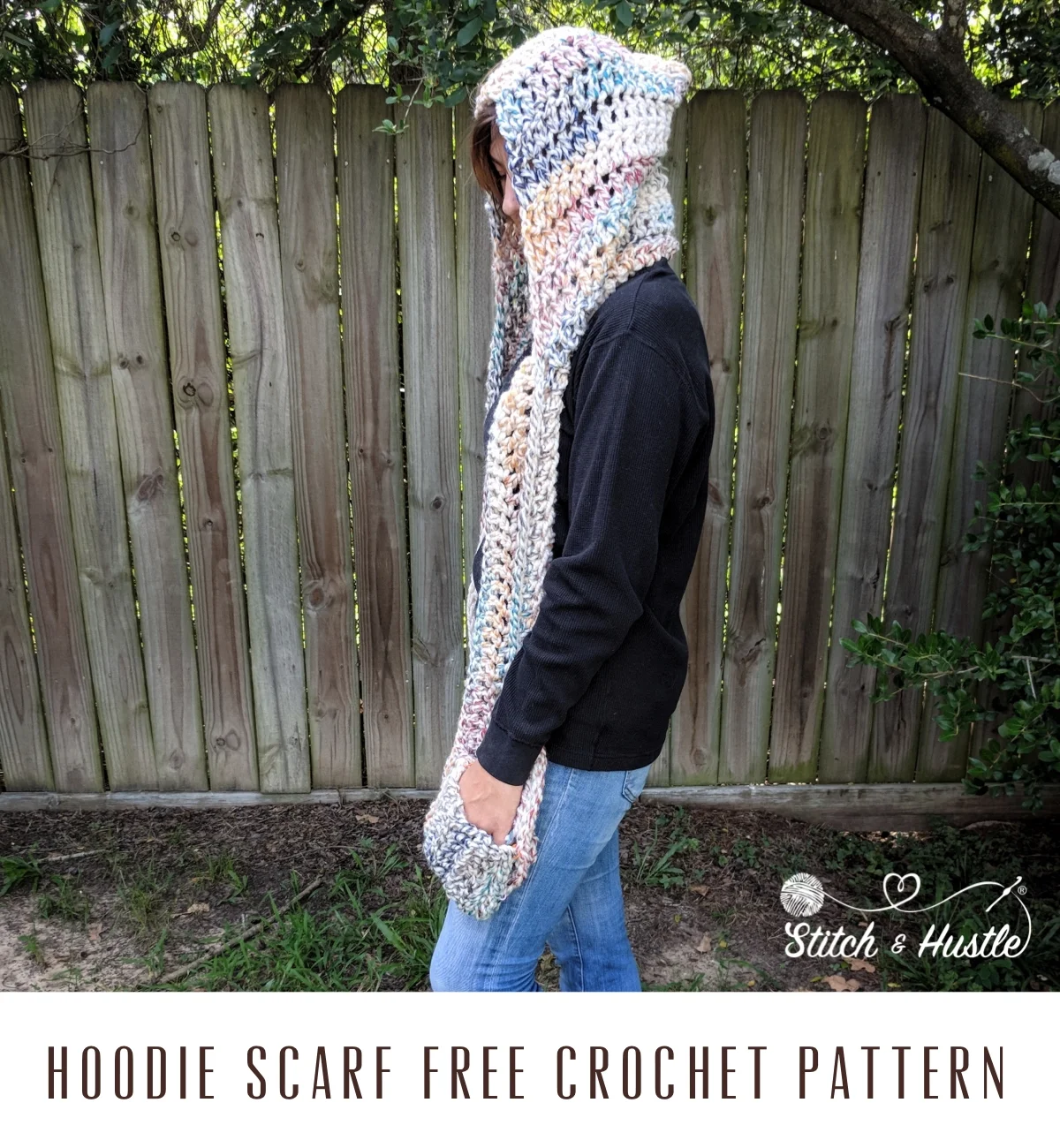 Chunky Wool Super Scarf Free Crochet Pattern — Stitch & Hustle