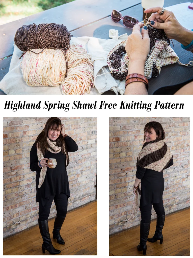 Highland Shawl Free Knit Pattern — Stitch & Hustle