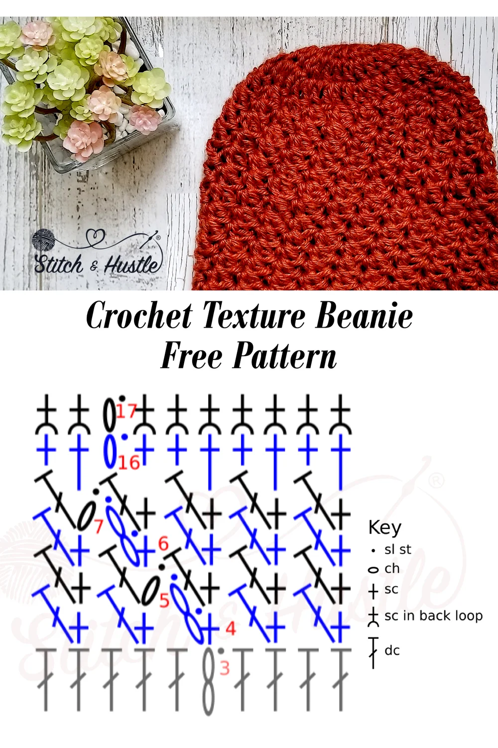 Maple Spring Beanie Free Crochet Pattern — Stitch & Hustle