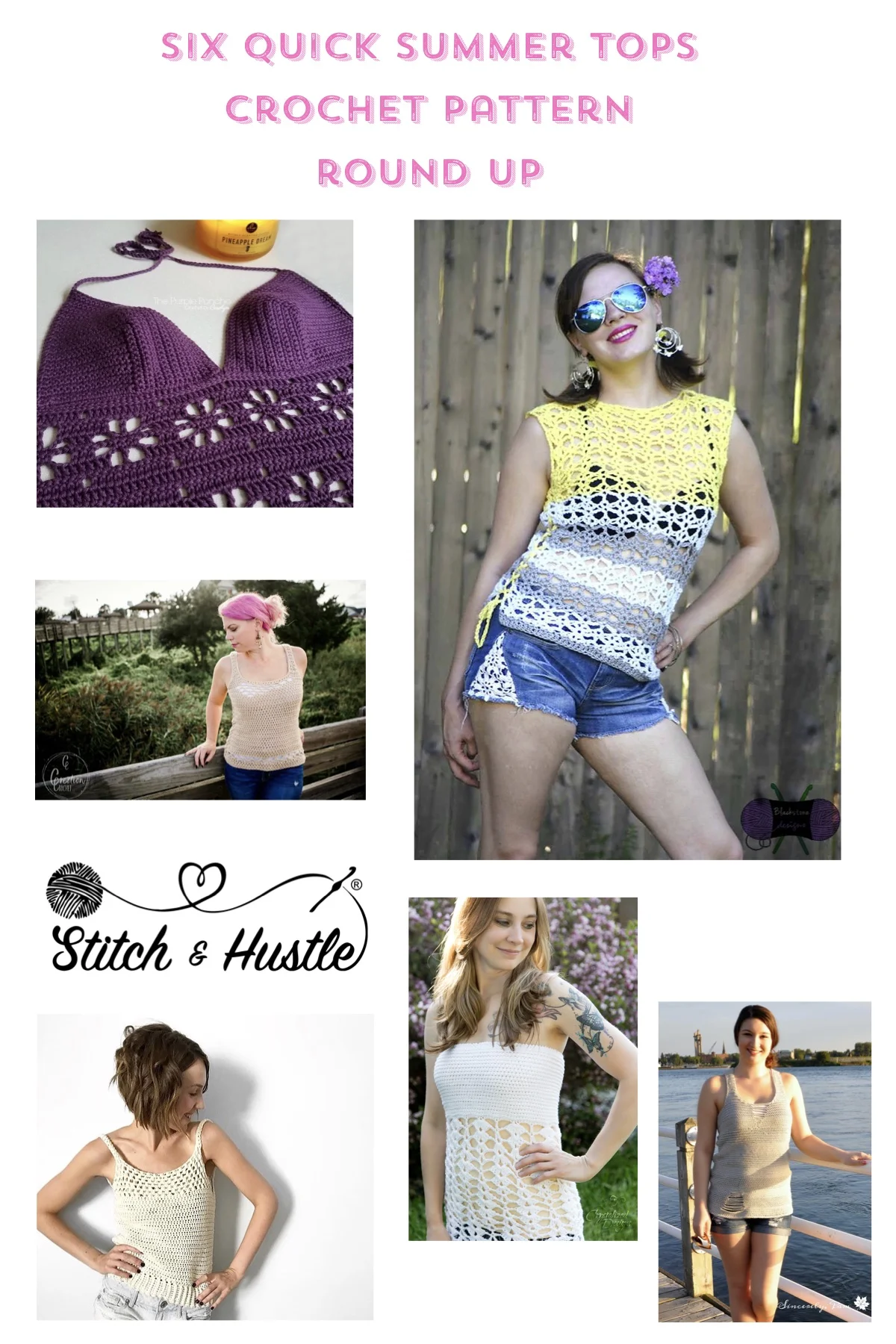 Fun in the Sun Summer Tops – Six Premium Patterns — Stitch & Hustle