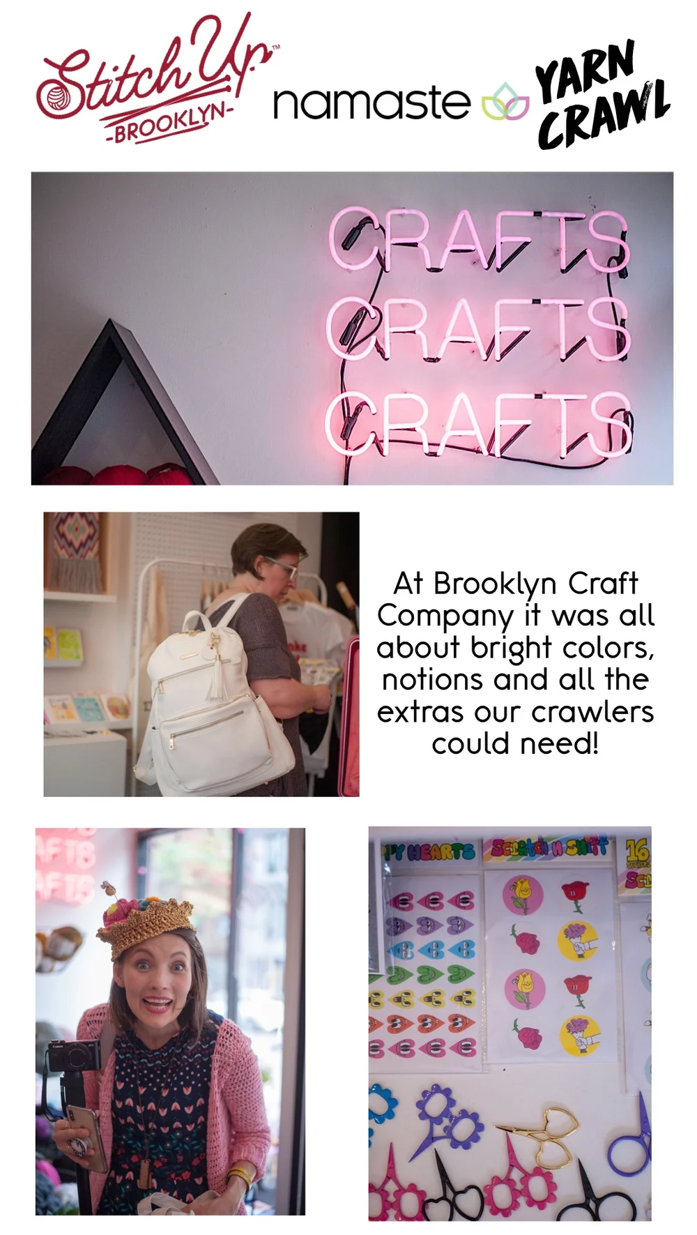 Brooklyn Yarn Crawl With Namaste — Stitch & Hustle