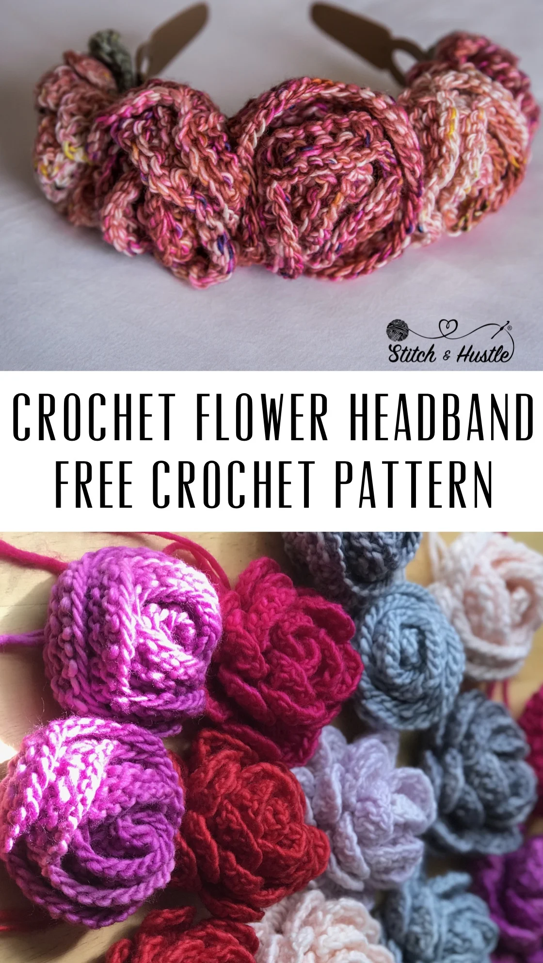 Crochet Flower Crown Free Pattern And Tutorial — Stitch & Hustle