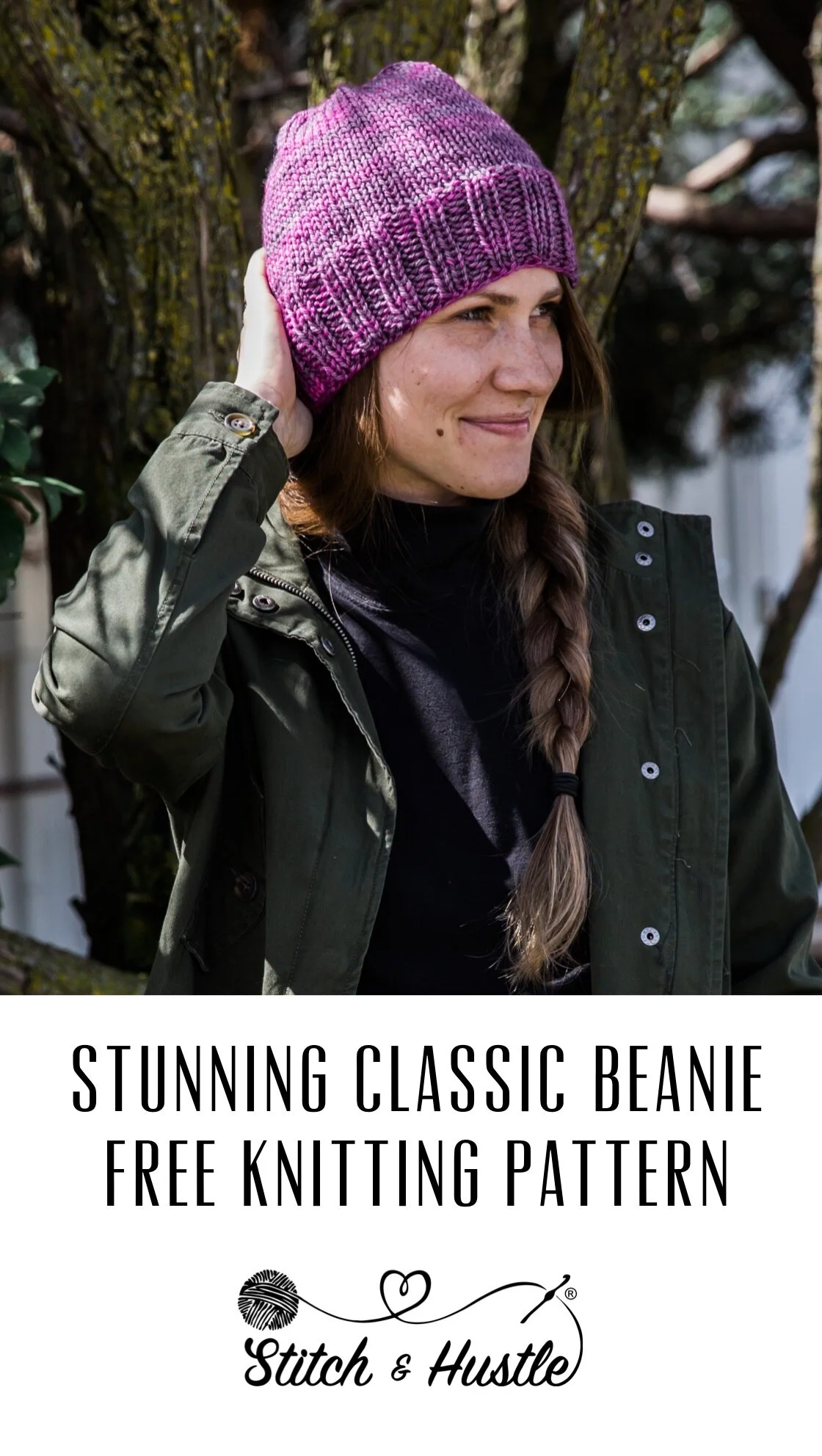 Stunning Classic Beanie Free Knit Pattern — Stitch & Hustle