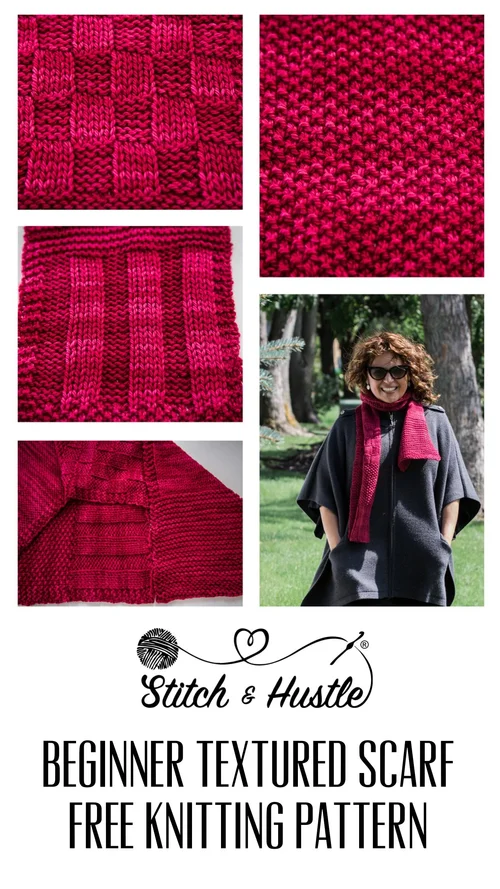 Sampler Knit Scarf Free Pattern — Stitch & Hustle