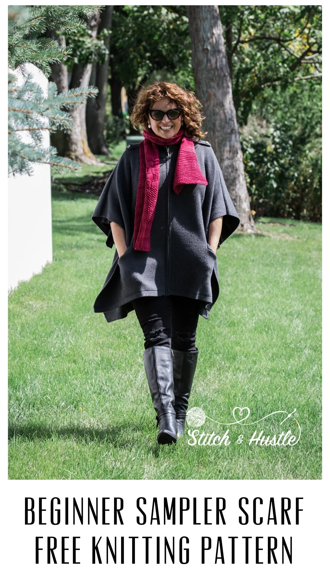 Sampler Knit Scarf Free Pattern — Stitch & Hustle