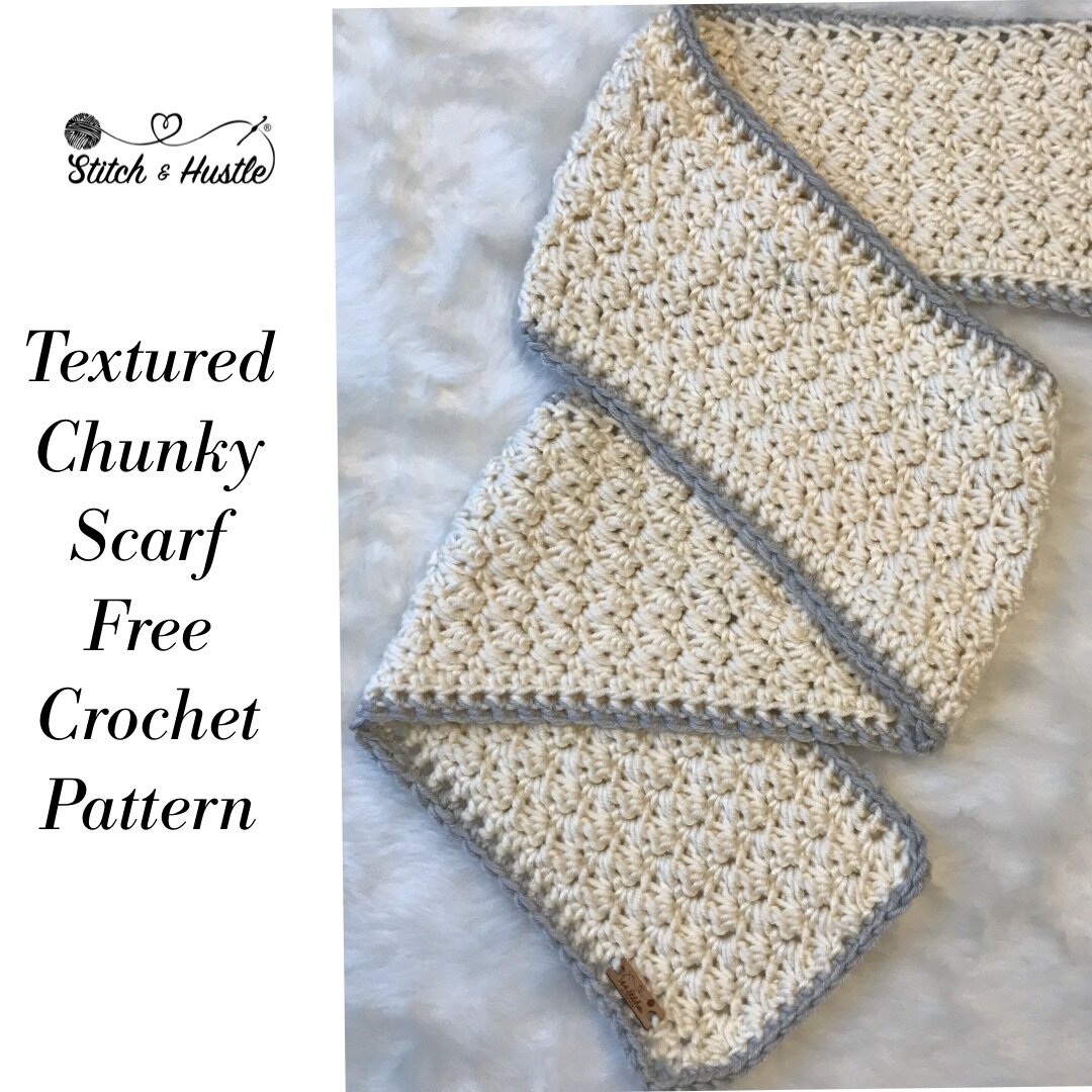 Chunky Wool Super Scarf Free Crochet Pattern — Stitch & Hustle