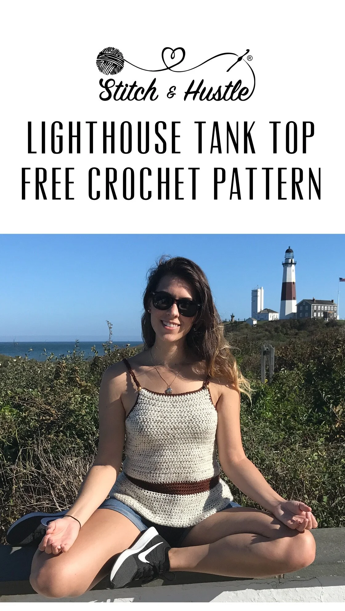 Lighthouse Tank Top Free Crochet Pattern — Stitch & Hustle