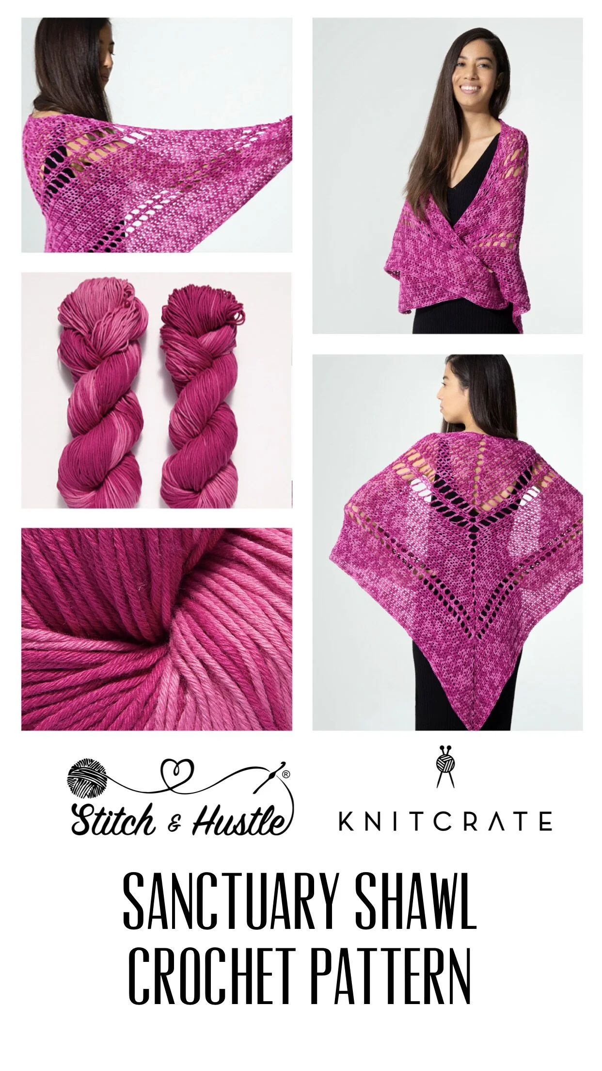 KnitCrate Presents: The Sanctuaty Shawl Patterns — Stitch & Hustle