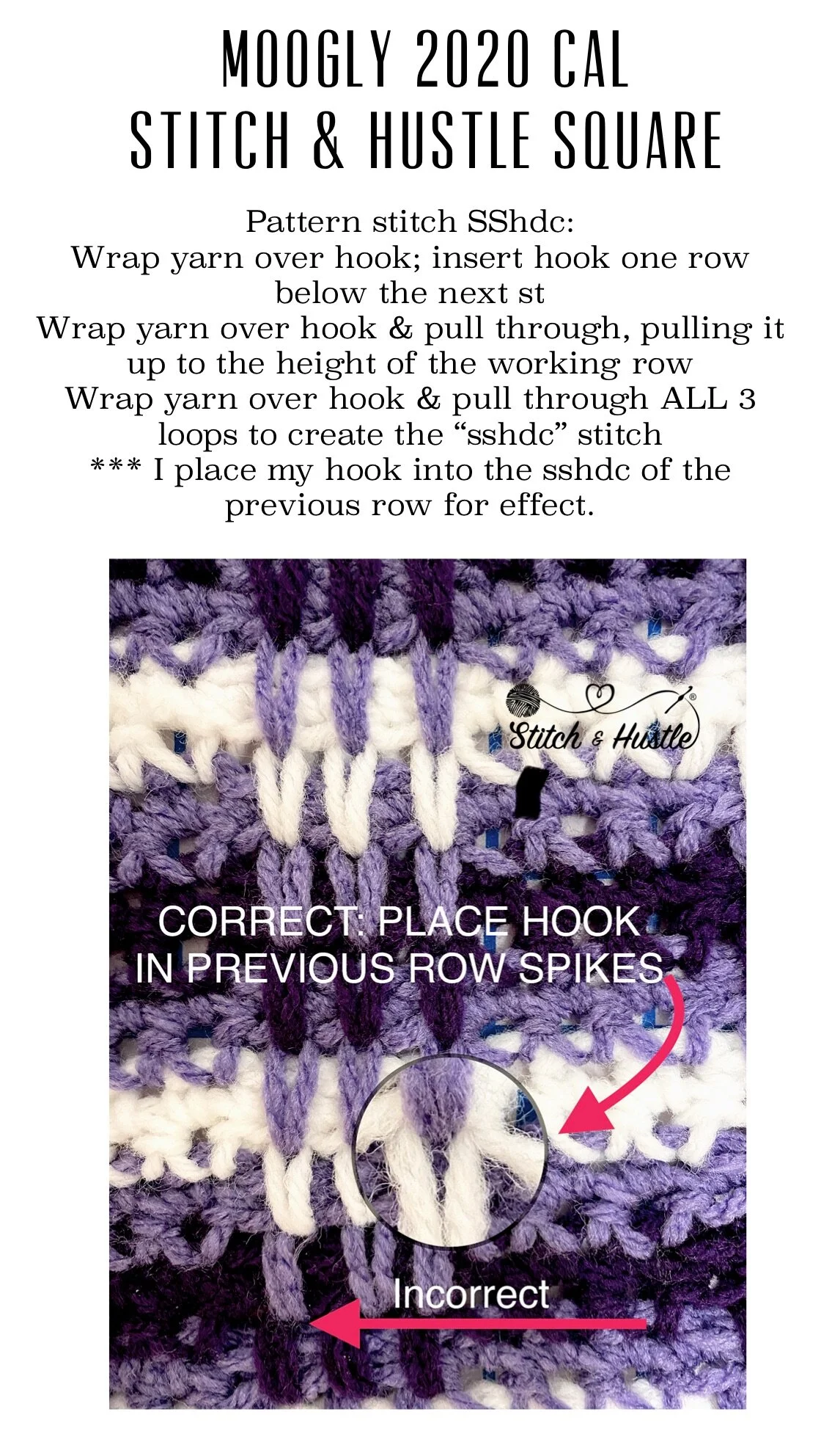 2020 Moogly CAL Stitch & Hustle Square — Stitch & Hustle