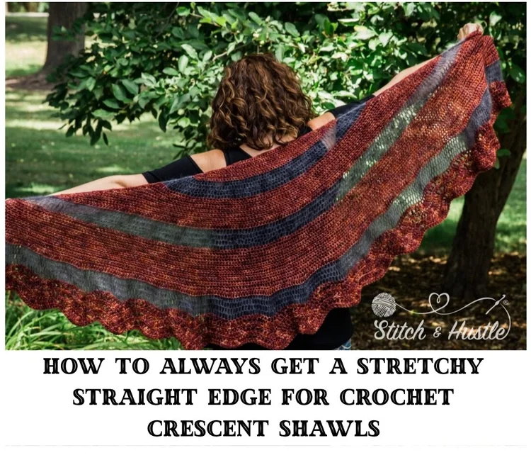 Crochet Crescent Shawl Magic Start — Stitch & Hustle
