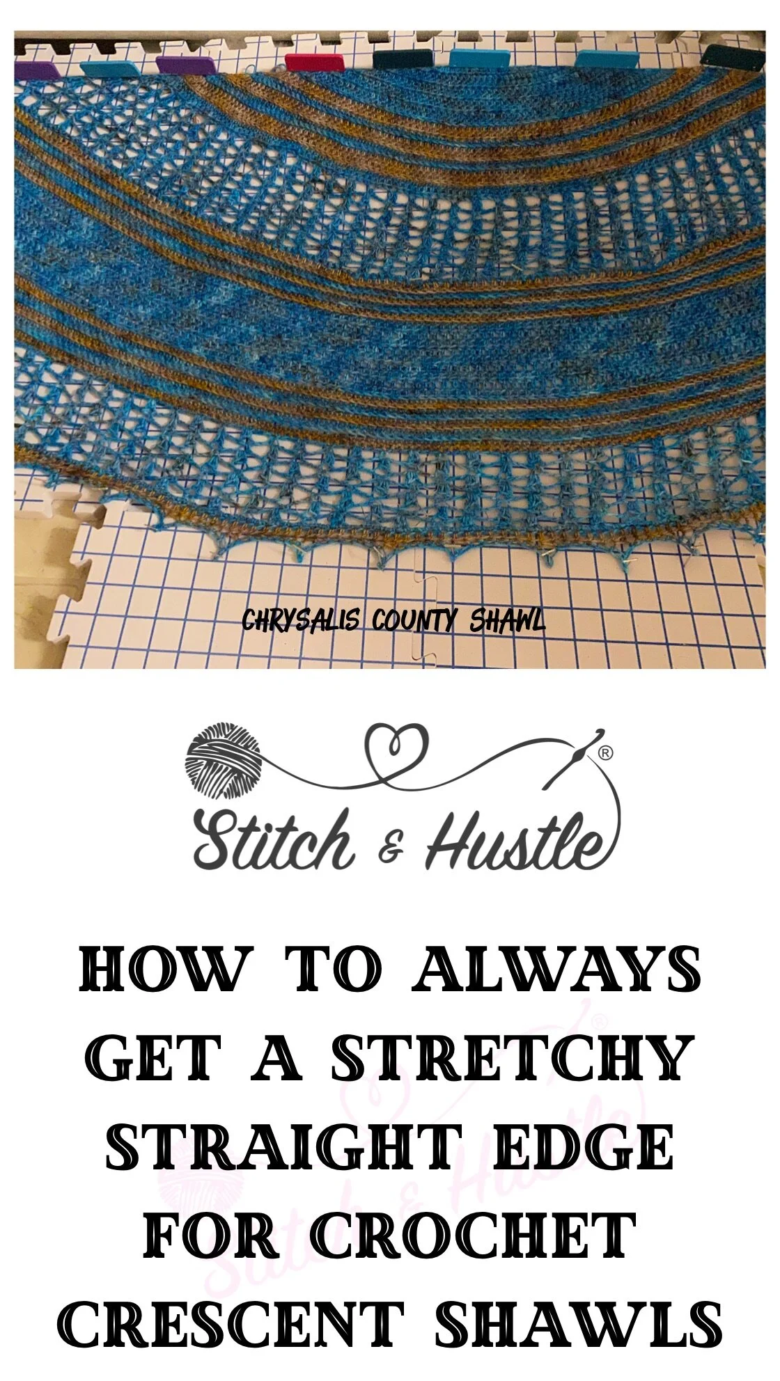 Crochet Crescent Shawl Magic Start — Stitch & Hustle