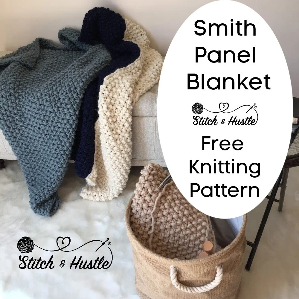 Smith Panel Blanket Free Knitting Pattern — Stitch & Hustle