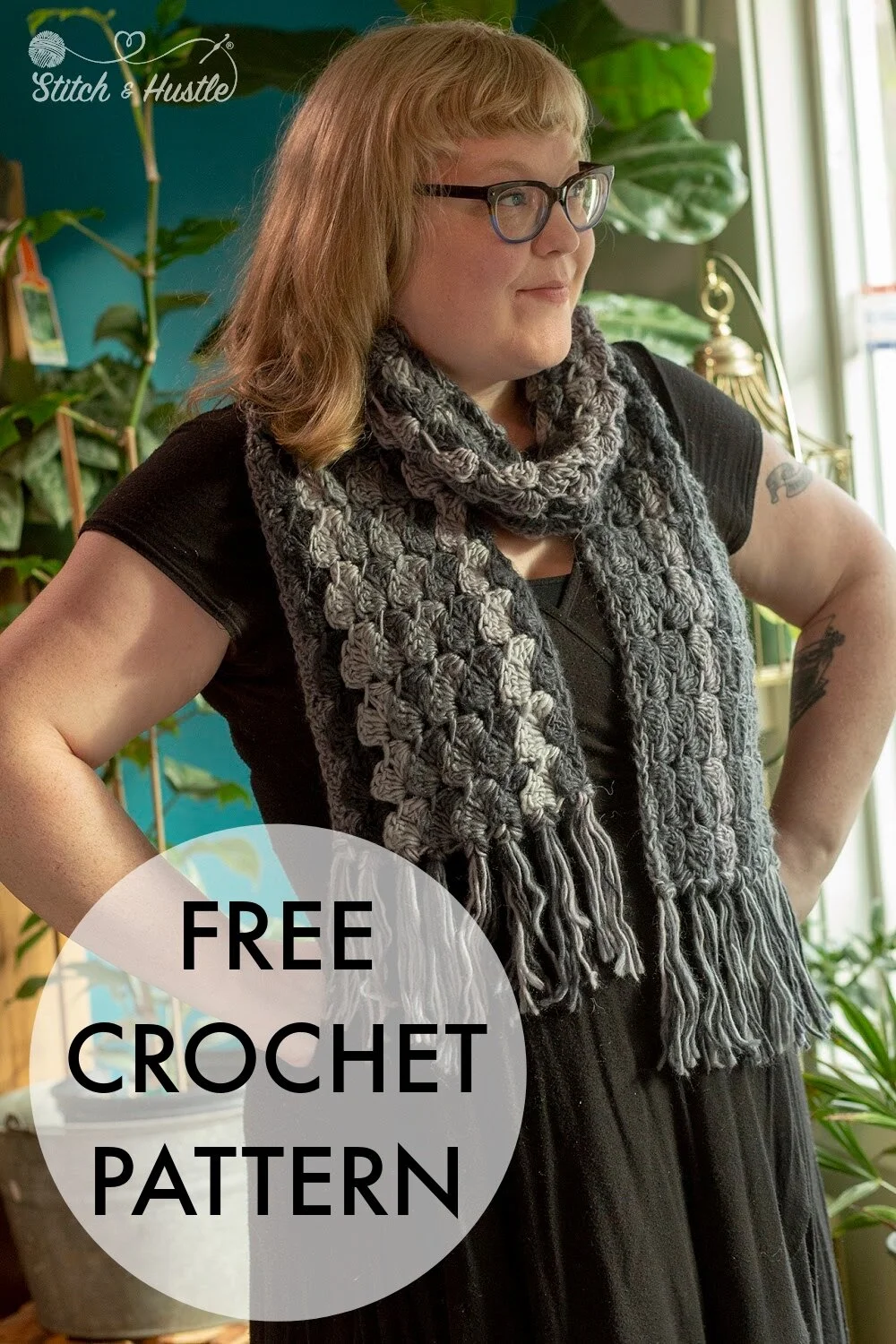 Hero Scarf Free Crochet Pattern — Stitch & Hustle