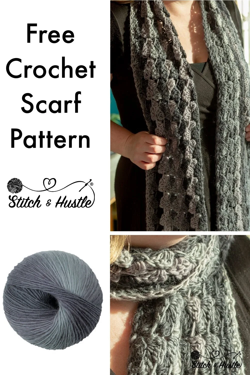 Hero Scarf Free Crochet Pattern — Stitch & Hustle