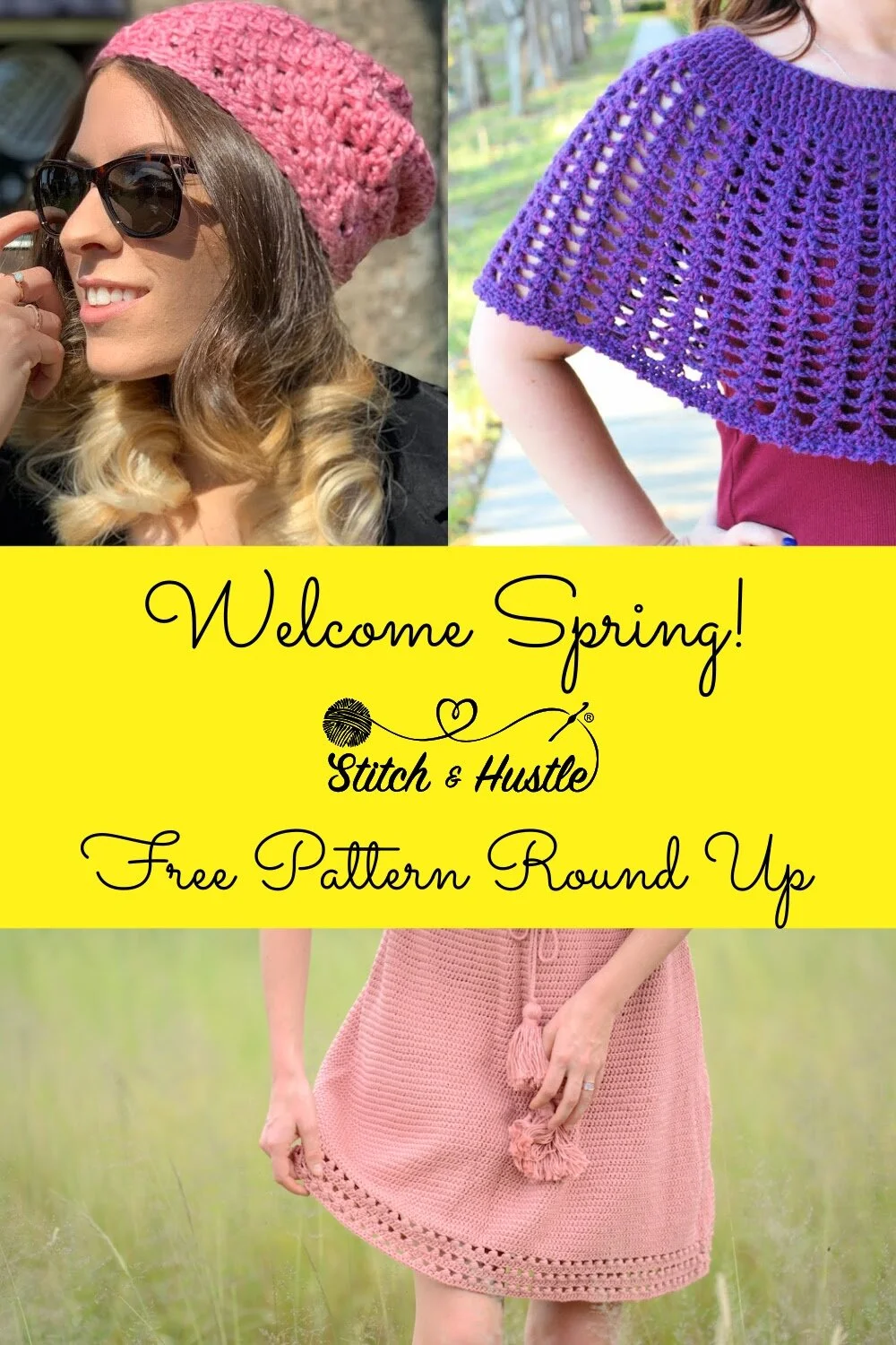 Welcome Spring! Free Crochet Pattern Round Up — Stitch & Hustle