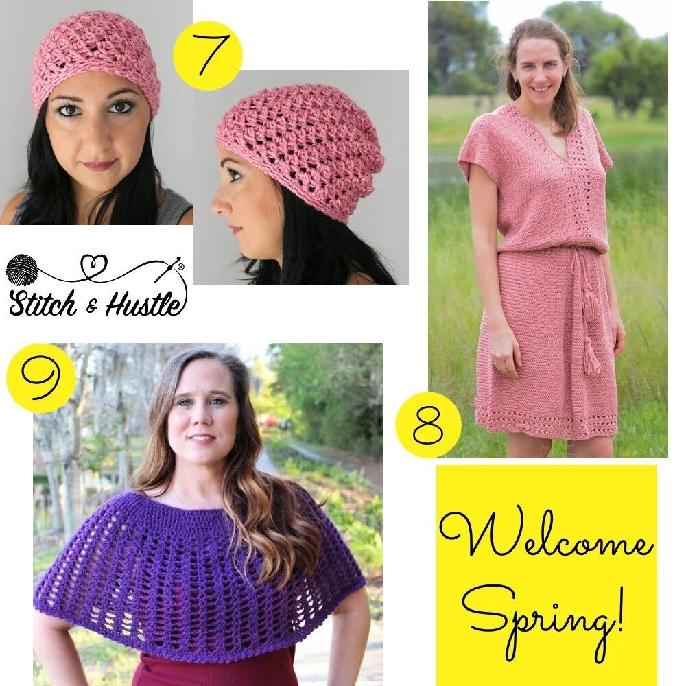 Welcome Spring! Free Crochet Pattern Round Up — Stitch & Hustle
