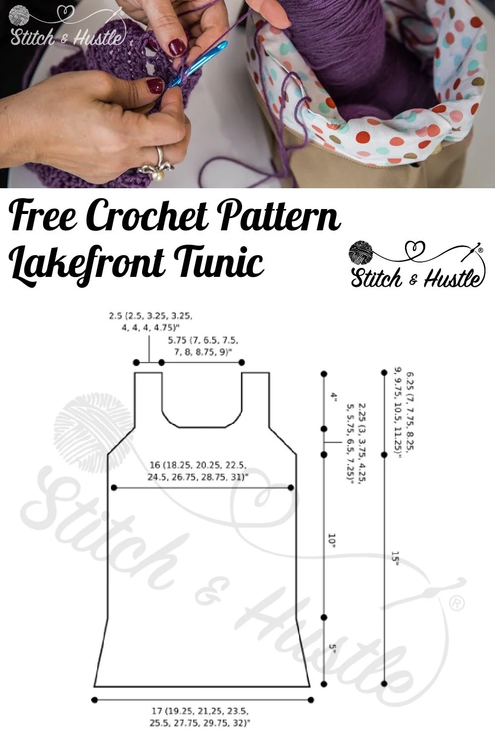 Lakefront Peplum Top Free Crochet Pattern — Stitch & Hustle