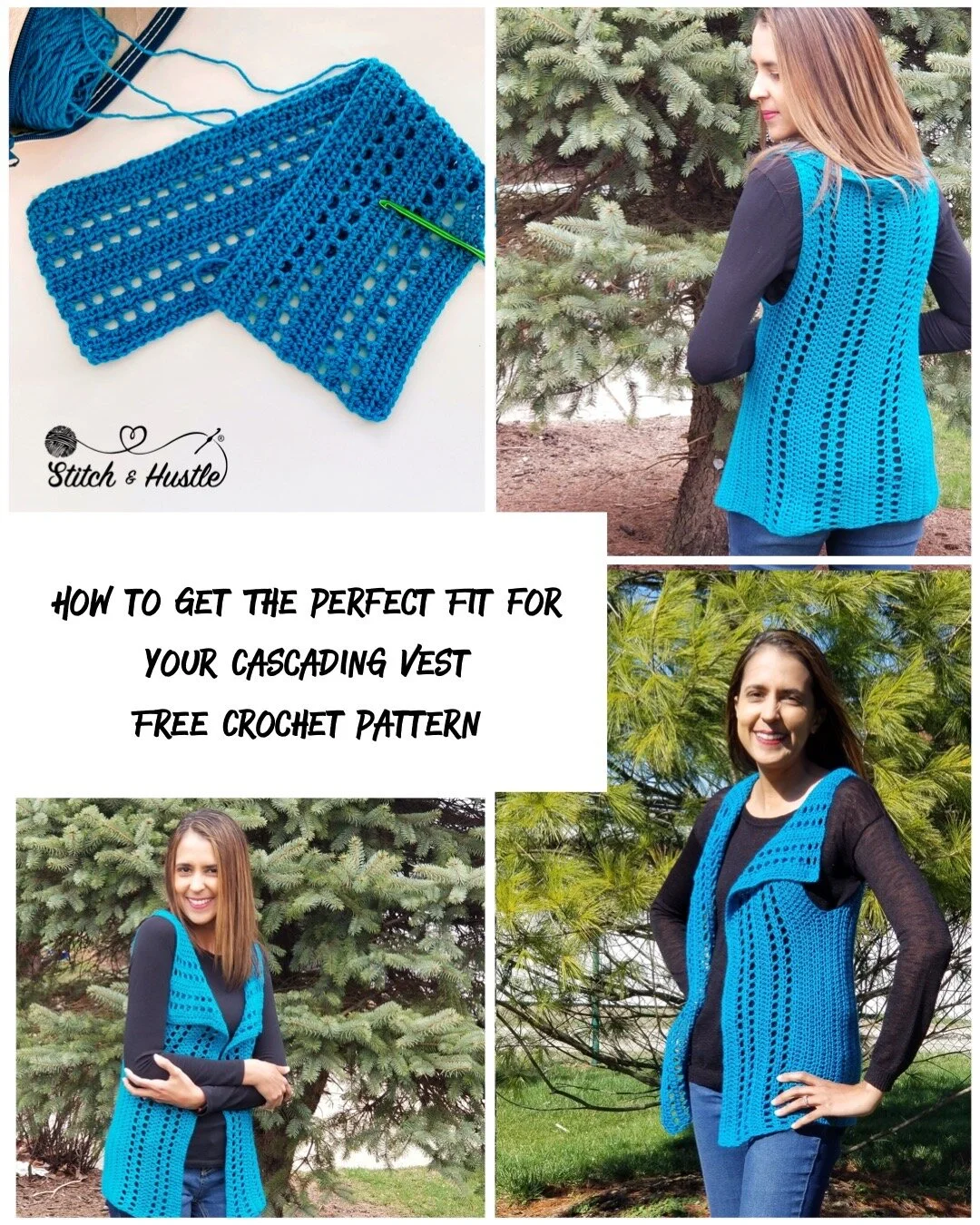 How To Personalize Your Cascading Vest Size Tutorial — Stitch & Hustle