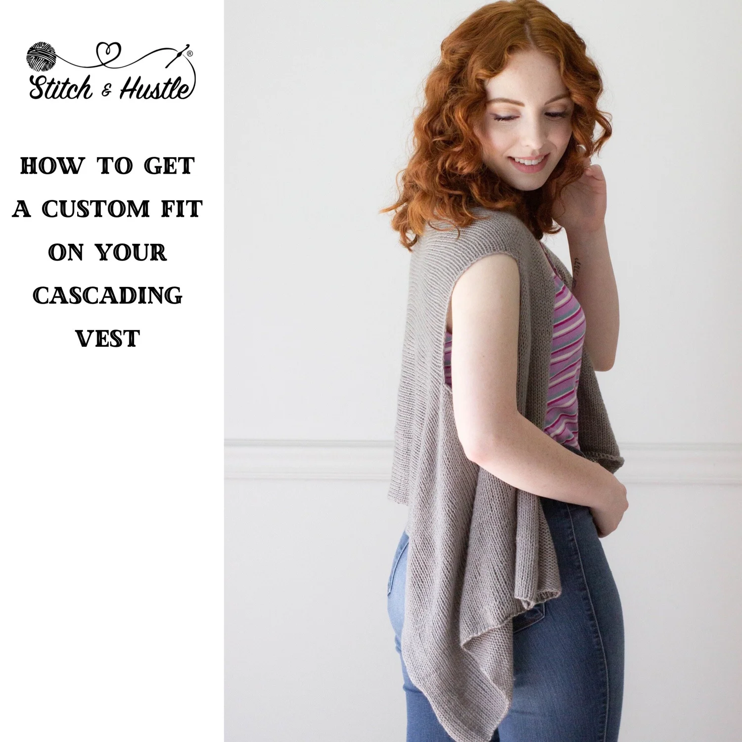 How To Personalize Your Cascading Vest Size Tutorial — Stitch & Hustle