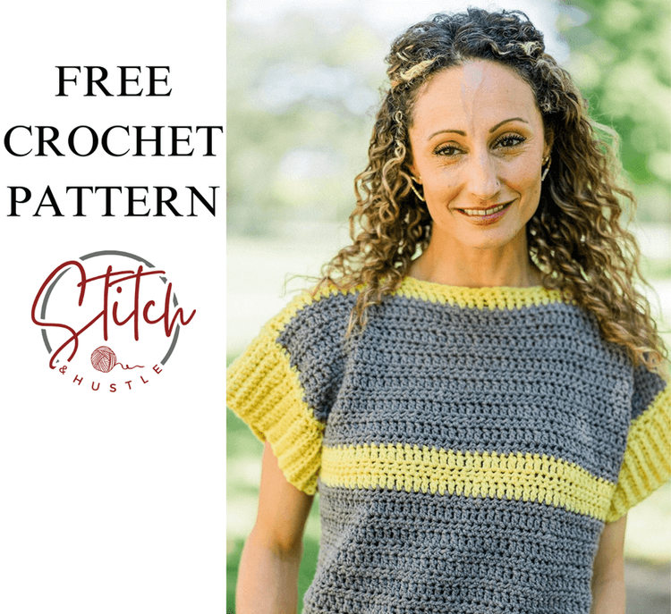 Landscape Tee Free Crochet Pattern — Stitch & Hustle