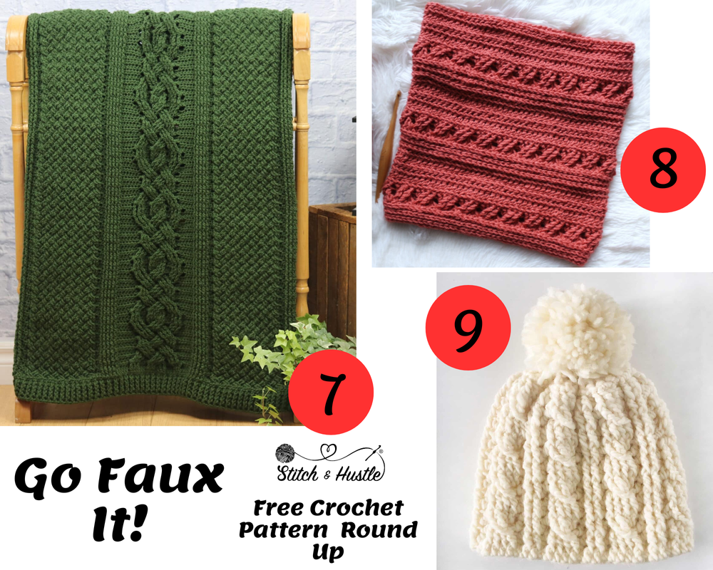 Go Faux It! Free Crochet Pattern Round-Up — Stitch & Hustle