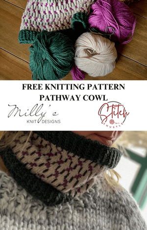 Pathway Cowl Free Colorwork Knitting Pattern — Stitch & Hustle