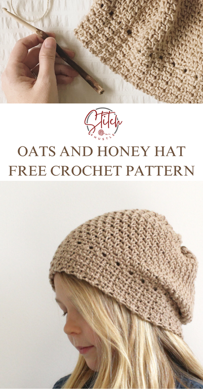 Oats & Honey Crochet Hat Free Pattern — Stitch & Hustle