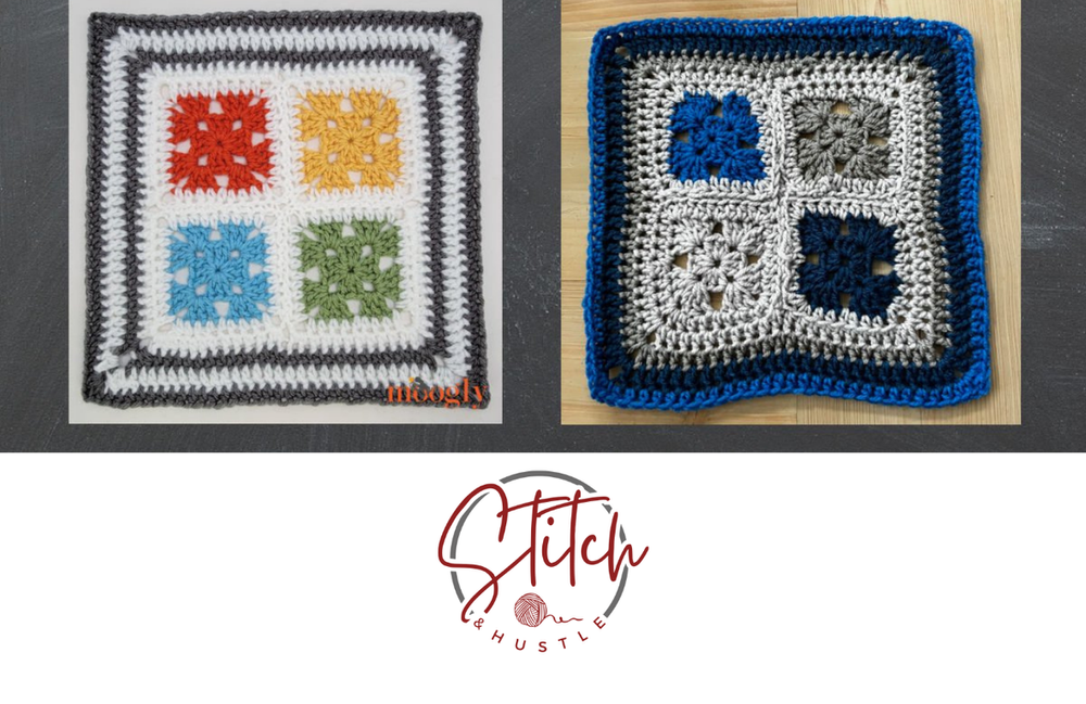 Boxed In Granny Square Free Crochet Pattern for 2022 Moogly CAL ...