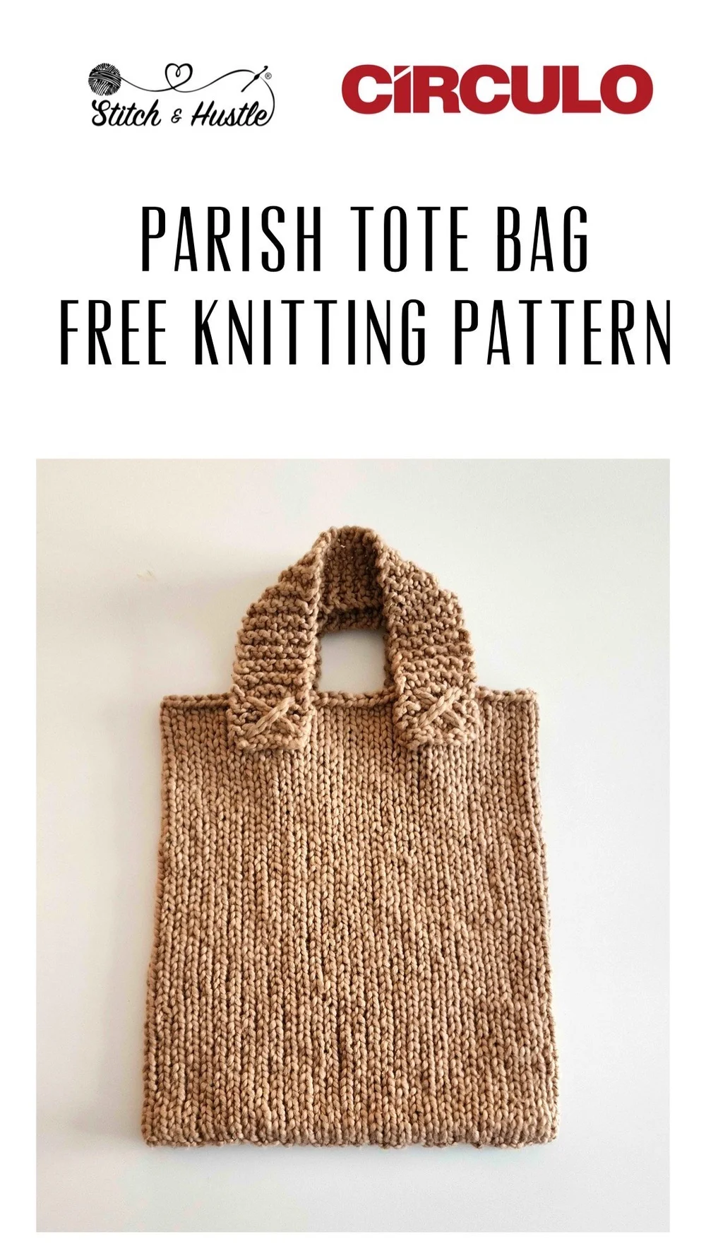 Parish Summer Tote Bag Free Knitting Pattern — Stitch & Hustle
