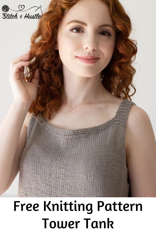 Tower Tank Top Free Knitting Pattern — Stitch & Hustle