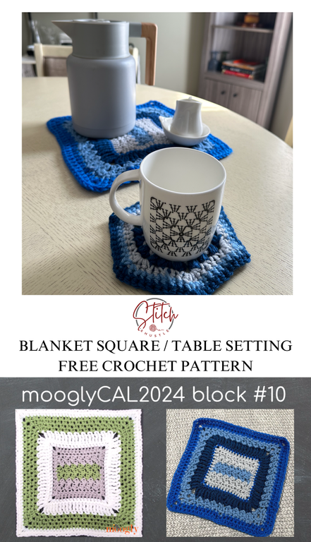In A Dash Blanket Square Free Crochet Pattern for 2024 Moogly CAL ...