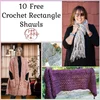 Crochet Rectangle Shawls Free Pattern Round Up — Stitch & Hustle