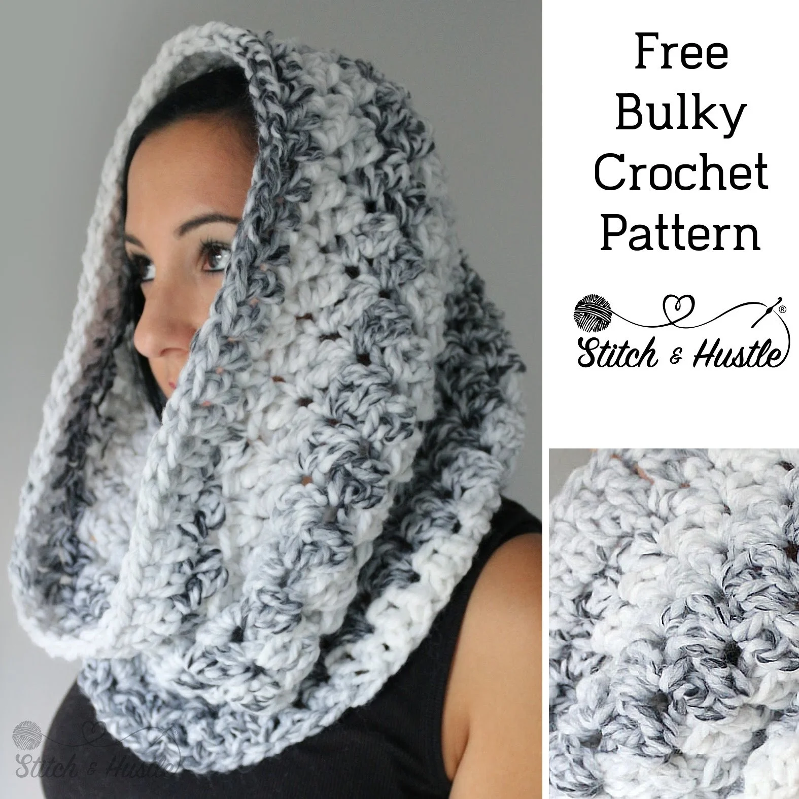 Bella Oversized Cowl Free Crochet Pattern — Stitch & Hustle
