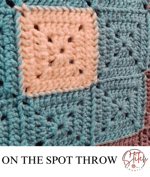 On The Spot Throw Free Crochet Pattern — Stitch & Hustle