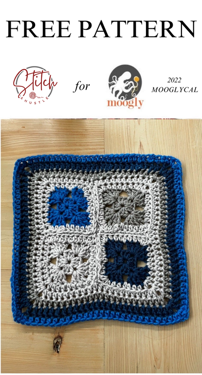 Boxed In Granny Square Free Crochet Pattern for 2022 Moogly CAL ...