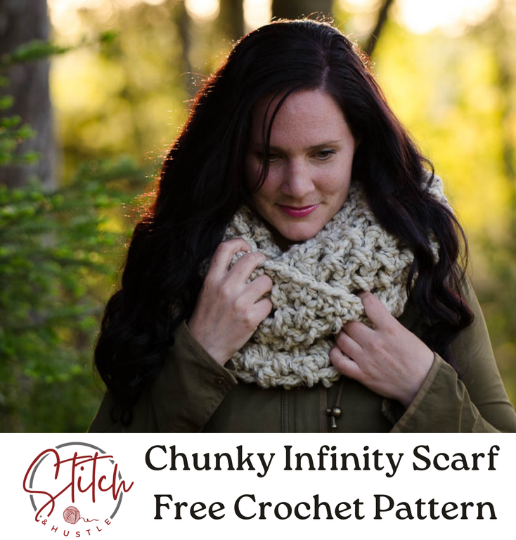 Chunky Infinity Scarf Crochet Pattern Free