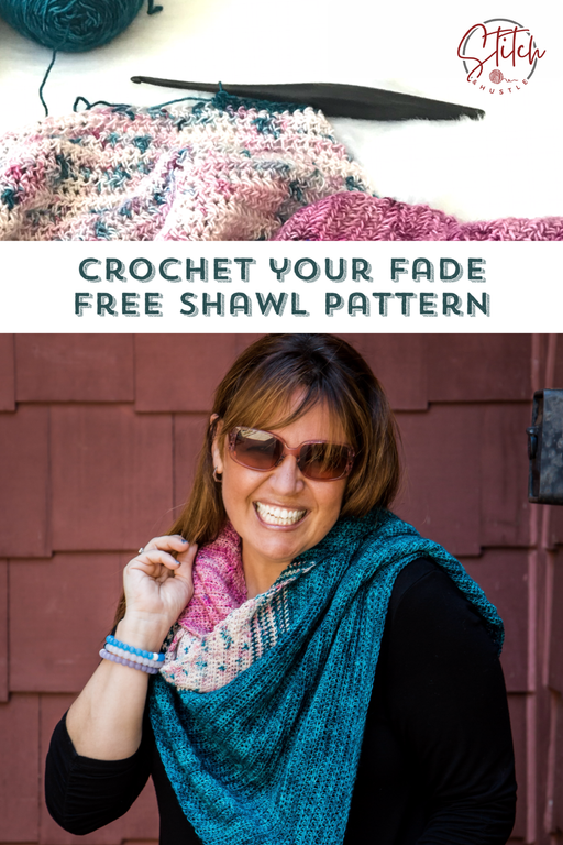 Amsterdam Crochet Your Fade Shawl Free Pattern — Stitch & Hustle
