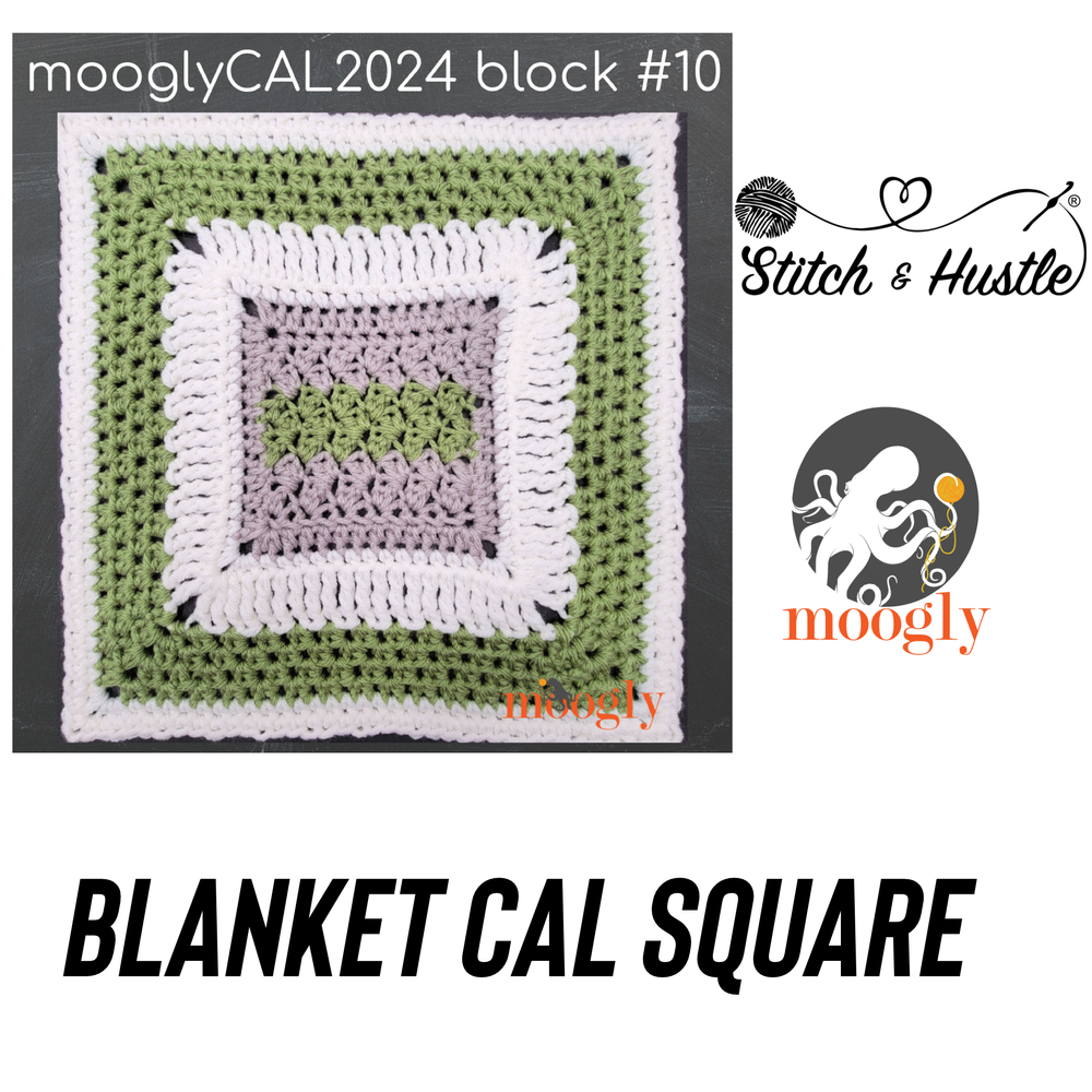 In A Dash Blanket Square Free Crochet Pattern for 2024 Moogly CAL ...